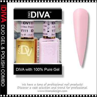 DIVA Gel Polish Duo - #111 Pink A Boo - TDI, Inc