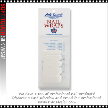 SOFT TOUCH Nail Wrap Self-Adhesive Pre Cut 5 Fingers Silk - TDI, Inc