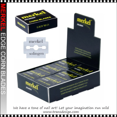 MERKEL Ultra Sharp Double Edge Corn Blade 120/Box* - TDI, Inc