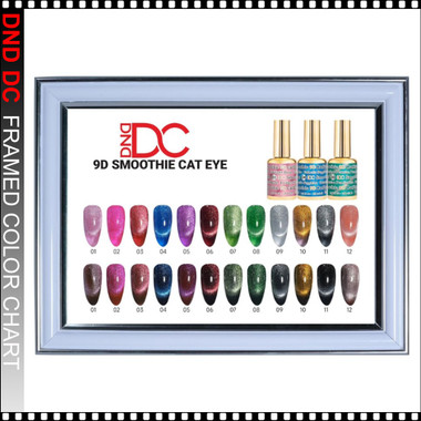DC 9D CAT EYES Smoothie, Framed Color Chart - TDI, Inc
