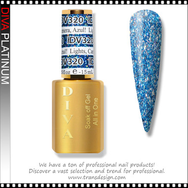 DIVA Gel Polish - #320 Light, Camera, Azul! - TDI, Inc