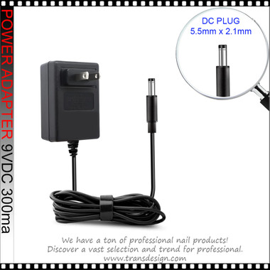 REPLACEMENT Power Adapter 100-240VAC to 9VDC 300ma. - TDI, Inc