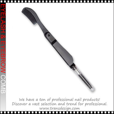 EYELASH and Eyebrow Comb Dual-Purpose, Black - TDI, Inc