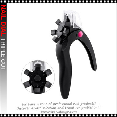TRIPLE CUT Nail Dial with Cutting Guide Black - TDI, Inc