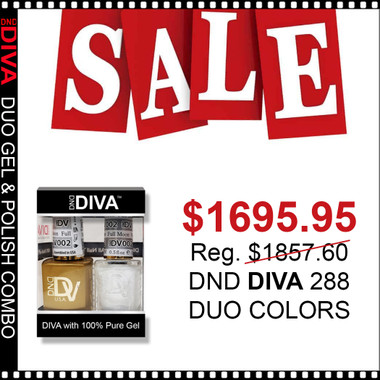 DIVA Gel Polish Duo 288 DUO Colors - TDI, Inc