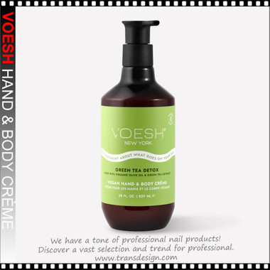 VOESH VEGAN Body & Hand Creme Green Tea Detox 28 oz. - TDI, Inc