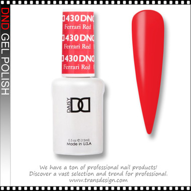 DND Gel Polish Ferrari Red #430 - TDI, Inc