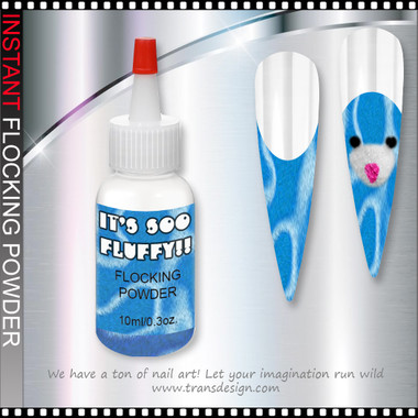 FLOCKING POWDER Blue 0.3oz./Squeeze Bottle - TDI, Inc