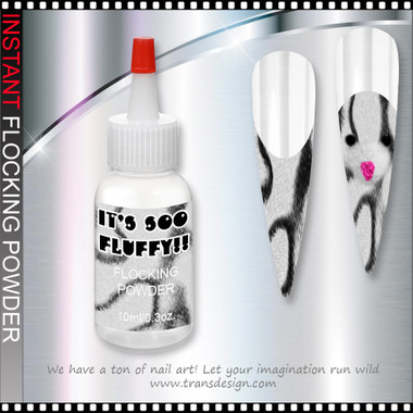 FLOCKING POWDER White 0.3oz./Squeeze Bottle - TDI, Inc