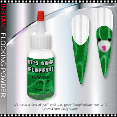 FLOCKING POWDER Green 0.3oz./Squeeze Bottle - TDI, Inc