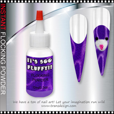 FLOCKING POWDER Purple 0.3oz./Squeeze Bottle - TDI, Inc