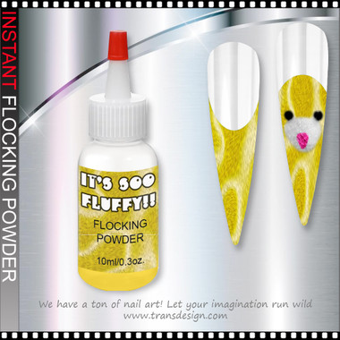 FLOCKING POWDER Bright Yellow 0.3oz./Squeeze Bottle - TDI, Inc
