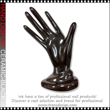 DISPLAY MEDIUM Ceramic Hand Black * - TDI, Inc