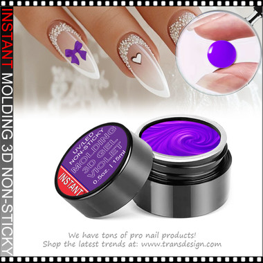 INSTANT MOLDING 3D GEL Non-Sticky, Violet 0.5oz. - TDI, Inc
