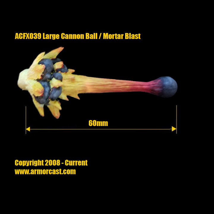 ACFX039 Large Cannon Ball / Mortar Blast (1 pc) - Armorcast Terraform ...