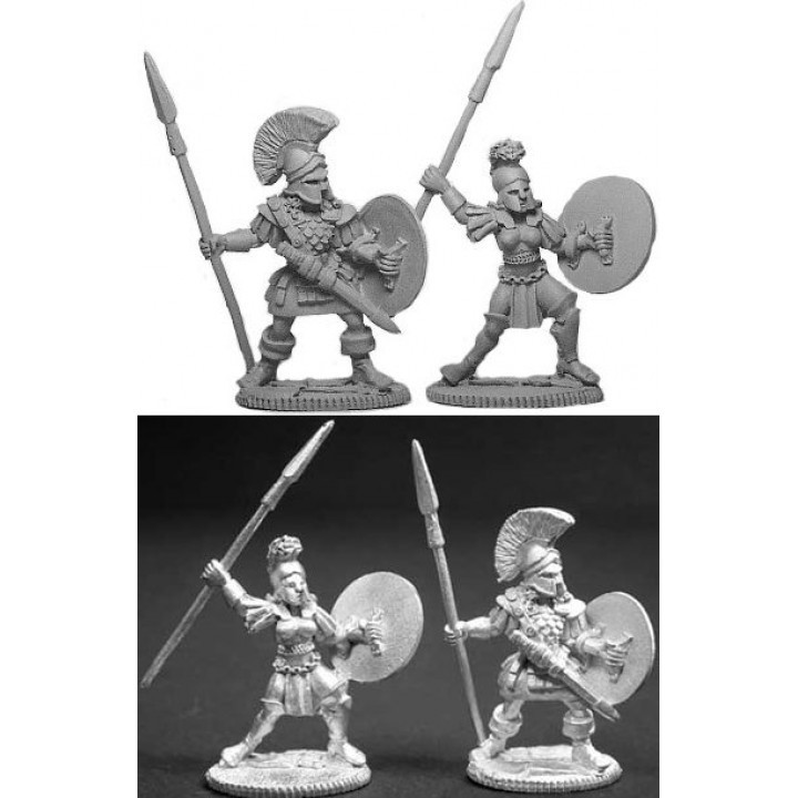 LL03059 Greek Hoplite Warriors (Male & Female) - Armorcast Terraform ...