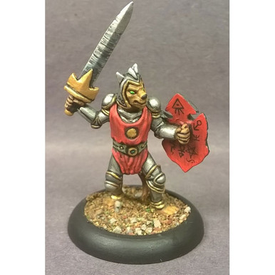 AA0102 Feline Knight w/ Sword in Plate - Armorcast Terraform Terrain Ltd