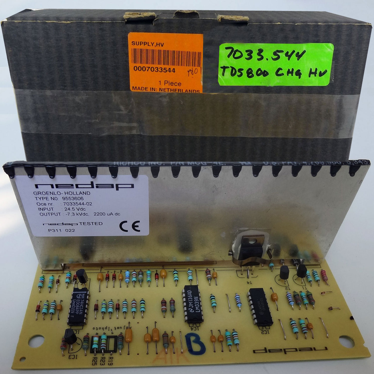 Oce 7033544 High Voltage Supply 9700, 9800, TDS800, TDS860, TDS860II ...