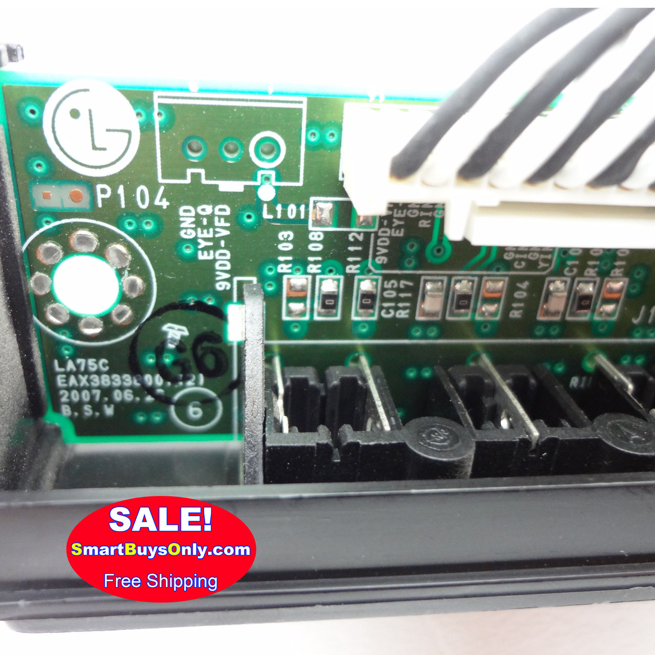 EAX3833800 LG 42LC7D TV Side AV Input Jack CBA E77755 TV Board ...