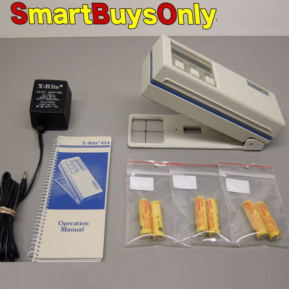 X-Rite 414 Color Reflection Densitometer Excellent condition XRite ...