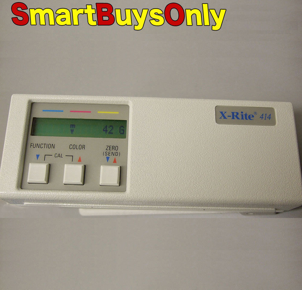 X-Rite 414 Color Reflection Densitometer Excellent condition XRite ...
