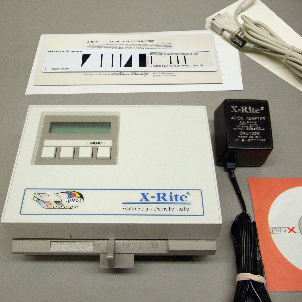 X-Rite DTP51 Auto Scan Colorimeter Densitometer DTP 51 excellent 110/ ...