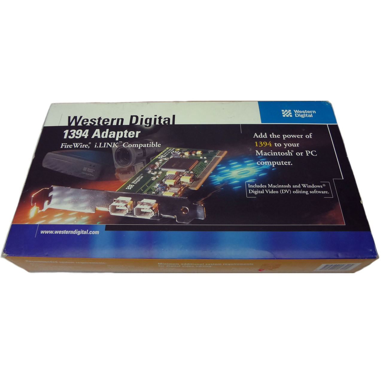 Western Digital 1394 Adapter FireWire iLINK Compatible IEEE Mac Windows ...