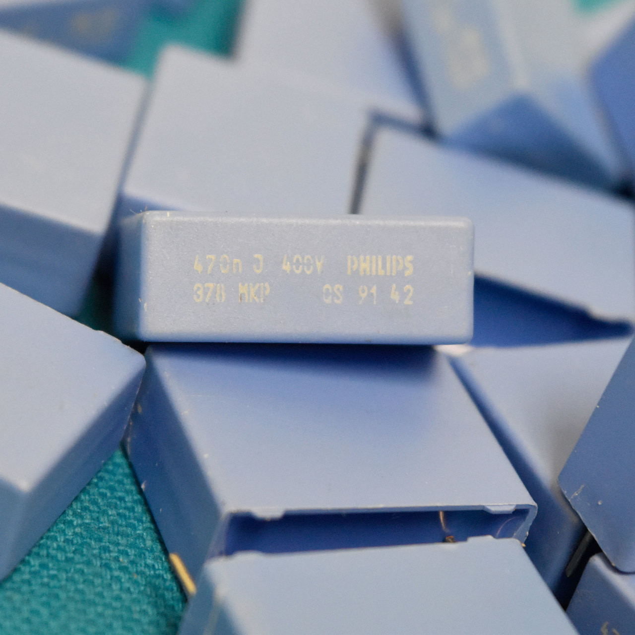 {25 pcs} Philips (5192474545 378) 0.47uf 400V MKP Box Film Capacitors ...