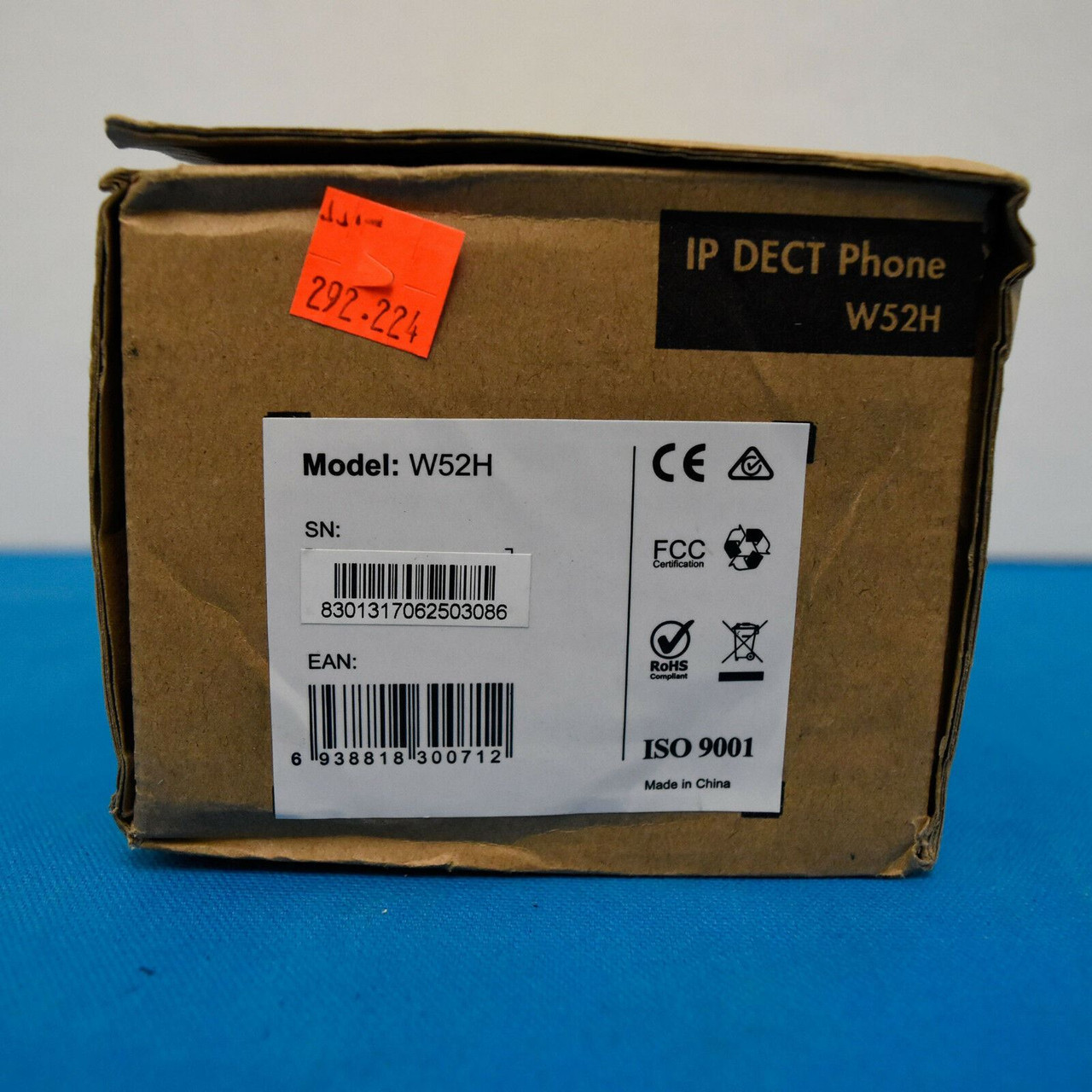 Yealink W52H - DECT Cordless Handset w/ Base & Charger 1.8" TFT Color ...