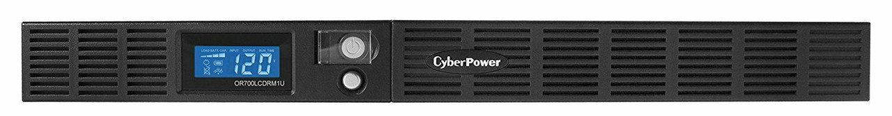 CyberPower OR700LCDRM1U Smart App Intelligent LCD 700VA 400W SNMP HTTP ...