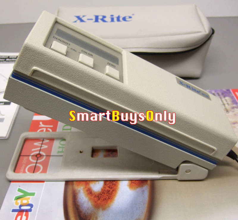 X-Rite 408 Color Reflection Densitometer Excellent condition XRite 3.4mm