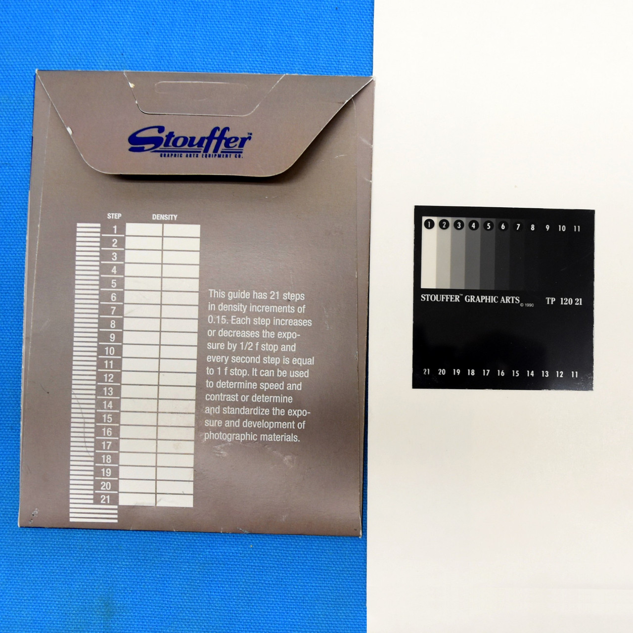 Stouffer TP120-21, 21-step Transmission Projection Step Wedge 21/4"x21 ...