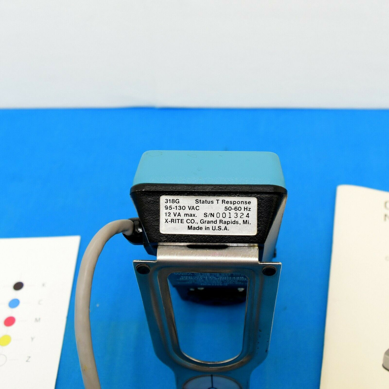 X-Rite 318 Color Densitometer with Manual and Calibration Reference ...