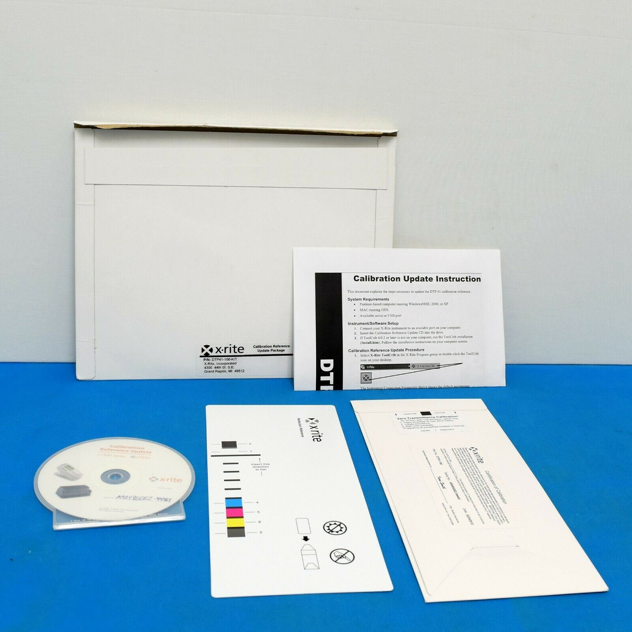 X-Rite DTP41-100 Calibration Reference +Calibration update Instructure ...