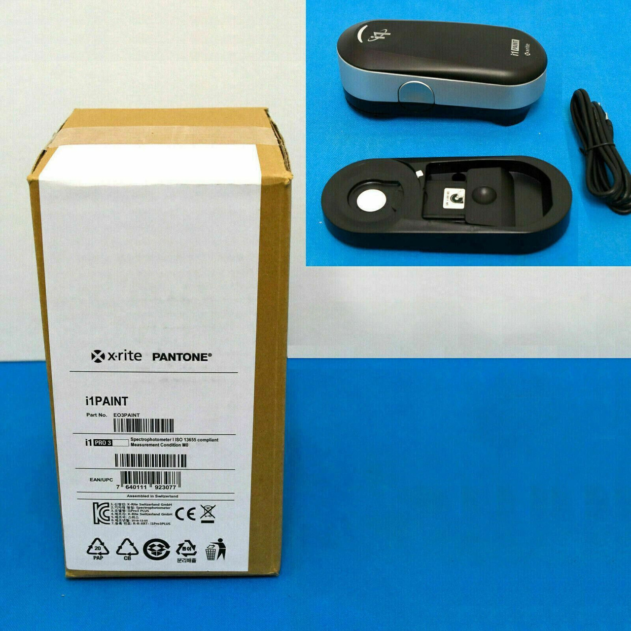 X-Rite i1Paint Spectrophotometer ISO Compliance Paint Color Match ...