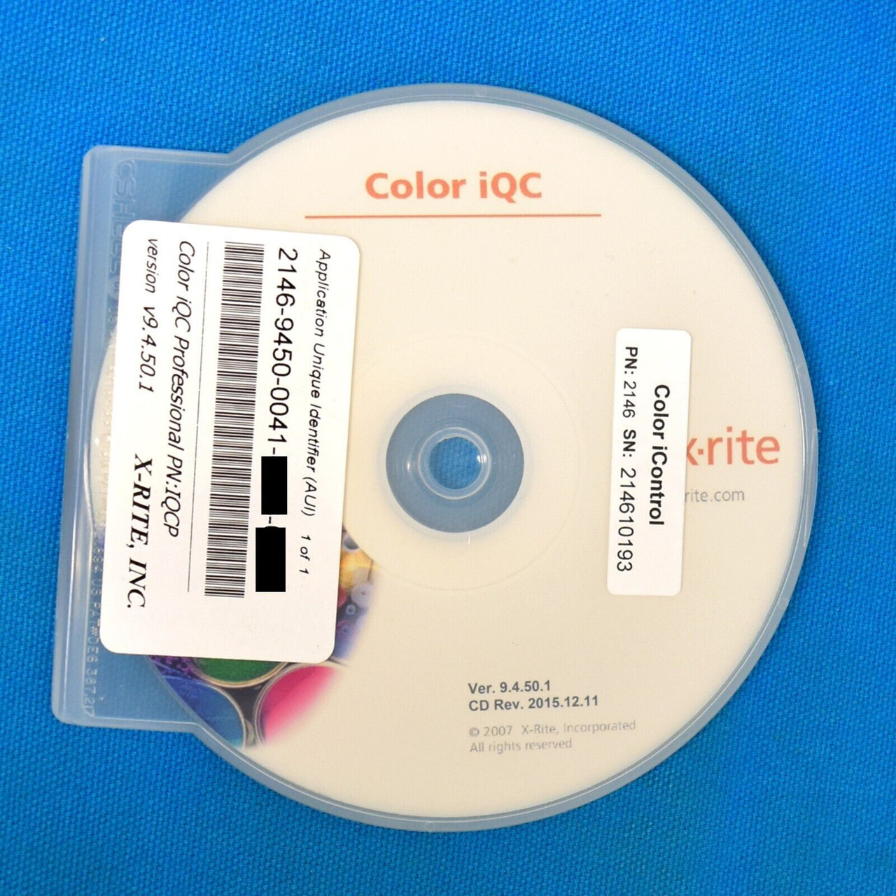 X-Rite Color iQC Pro Ver. 9.4.50.1 Quality Control & Quality Assurance ...