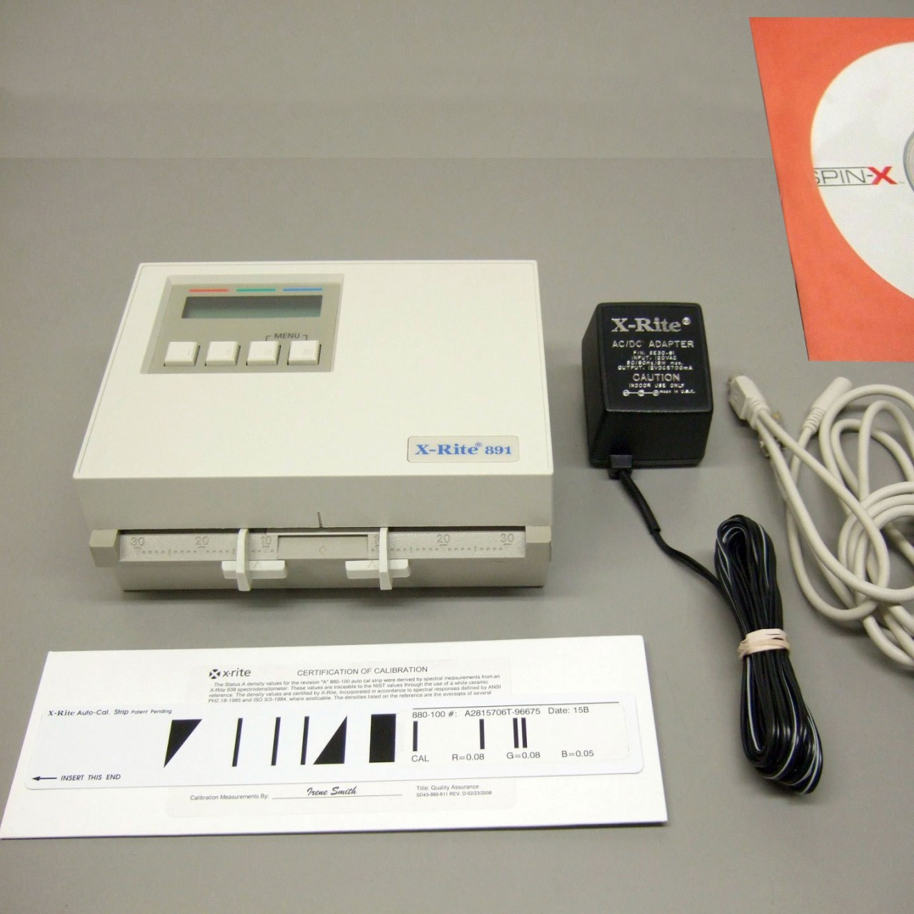 X-Rite 891U Color Photographic Densitometer Excellent condition 110 ...