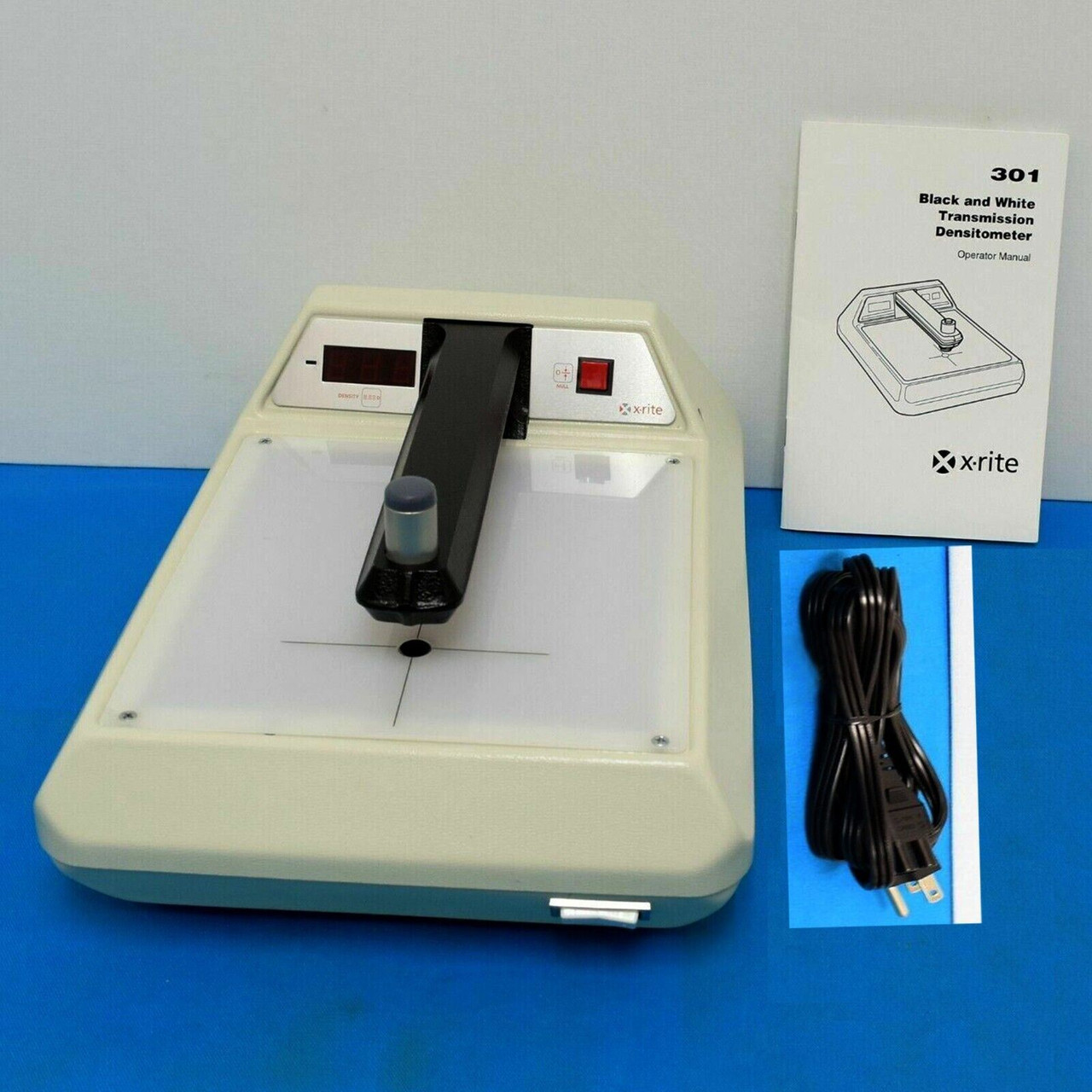 X-rite 301 Transmission Densitometer W/Power Cable & manual Latest ...