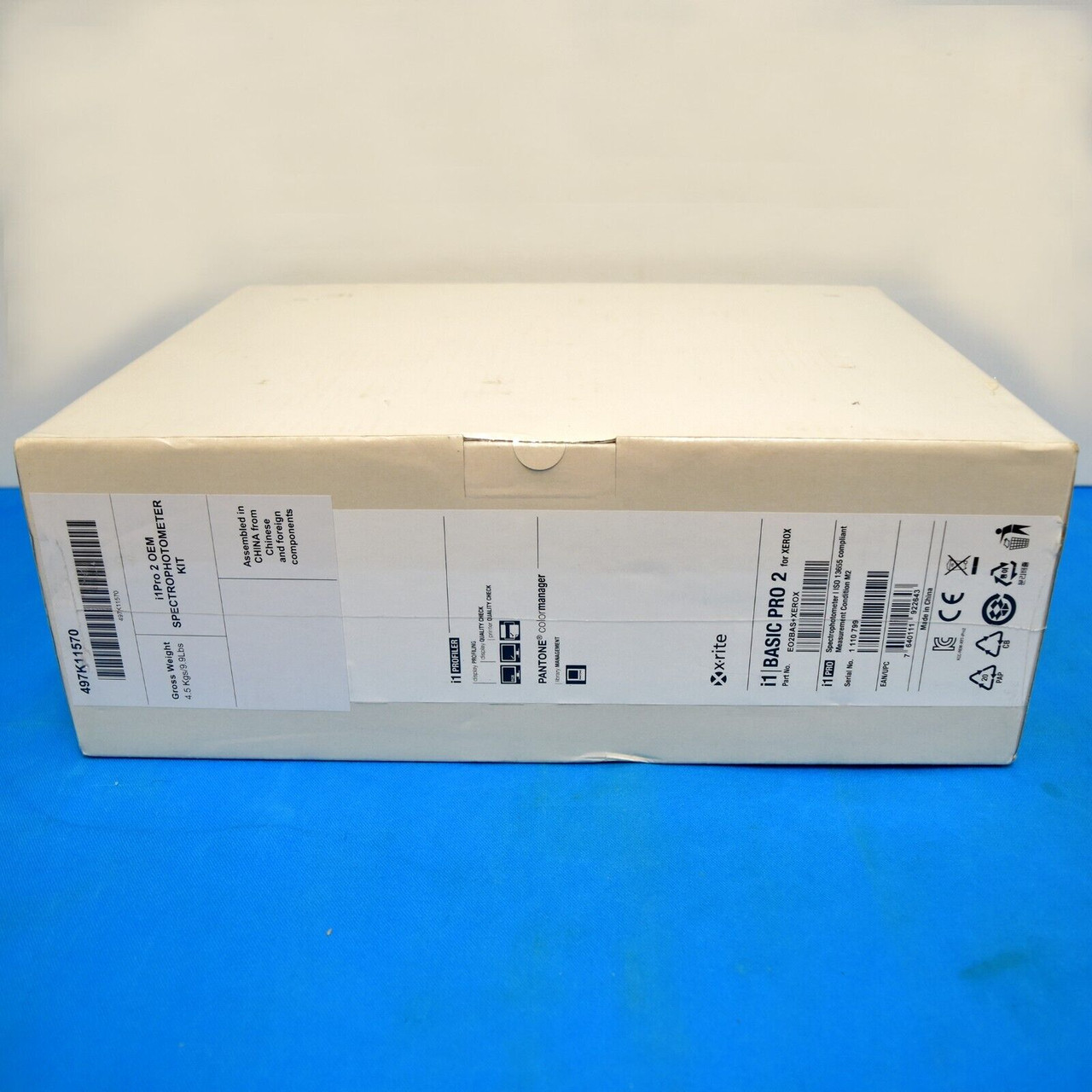 X-Rite i1 Basic Pro 2 EO2BAS+Xerox OEM Spectrophotometer Rev. "E" w/3 ...