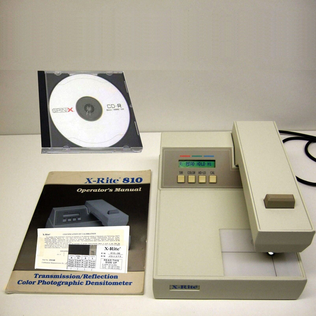 X-Rite 810TR Transmission Reflection Densitometer XRite 810 w/Trans ...