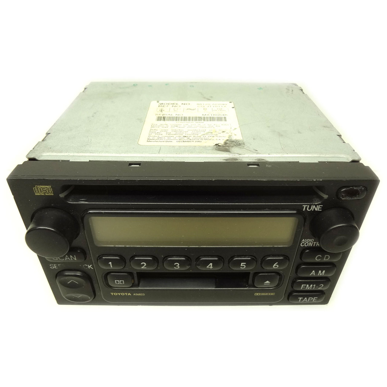Nissan PN-2432D Radio, 6 Disc Cd Cassette Player. Nissan Auto Parts ...