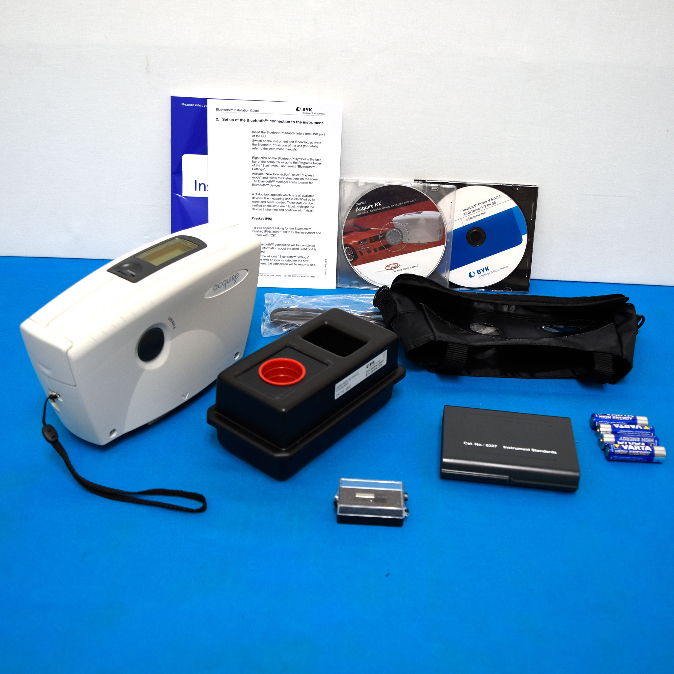 BYK 6326 Acquire Rx BlueTooth Multiangle Spectrometer Auto Paint Color ...