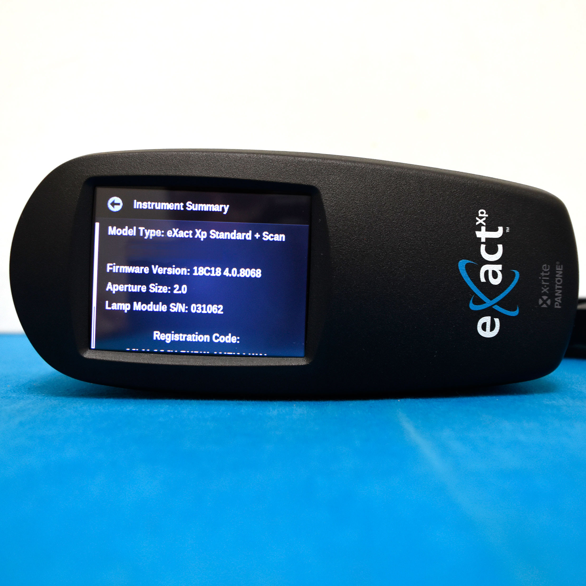 X-Rite NGH-XRX2B eXact XP Standard+Scan 2mm Spectrodensitometer w ...