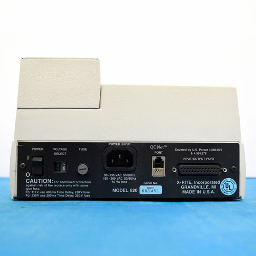 X-Rite 820TR Transmission Reflection Densitometer XRite 820 w/Trans ...