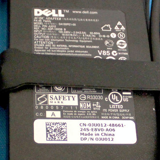 Dell 130 Watt AC Adapter 19.5V-6.7A 0JU012 JU012 DA130PE1-00 Precision ...