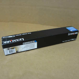 Lexmark C950X2CG Cyan Toner Extra High-Yield C950 C950DE C952 C954 OEM ...
