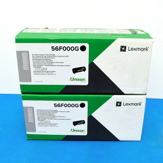 Lexmark 56F000G Black Toner Ms421 Ms521 Ms621 Ms622 Mx421 (Lot of 2 ...
