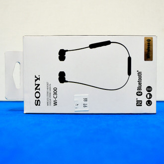 Sony WI-C300 Wireless NFC Bluetooth In-Ear Earbuds BLACK Headphones W ...