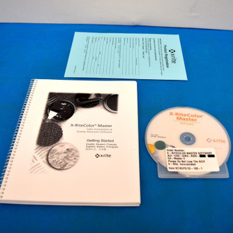 X-Rite X-RiteColor Master Software Version 8.9.4 w/Manual Excellent ...