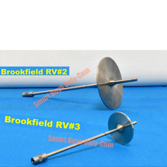 2x Brookfield RV/HA/HB Viscometer Spindle 1x #2, 1x #3 Exellent ...